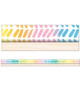 Watercolor Chevron Straight Bulletin Board Borders 36'