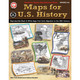 Grade 6-12 Maps for U.S. History Workbook Paperback