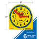 Grade K-3 6-Piece 5" x 5" Mini Judy® Clock Set