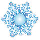 Grade PK-8 Snowflakes DJ Inkers Cut-Outs