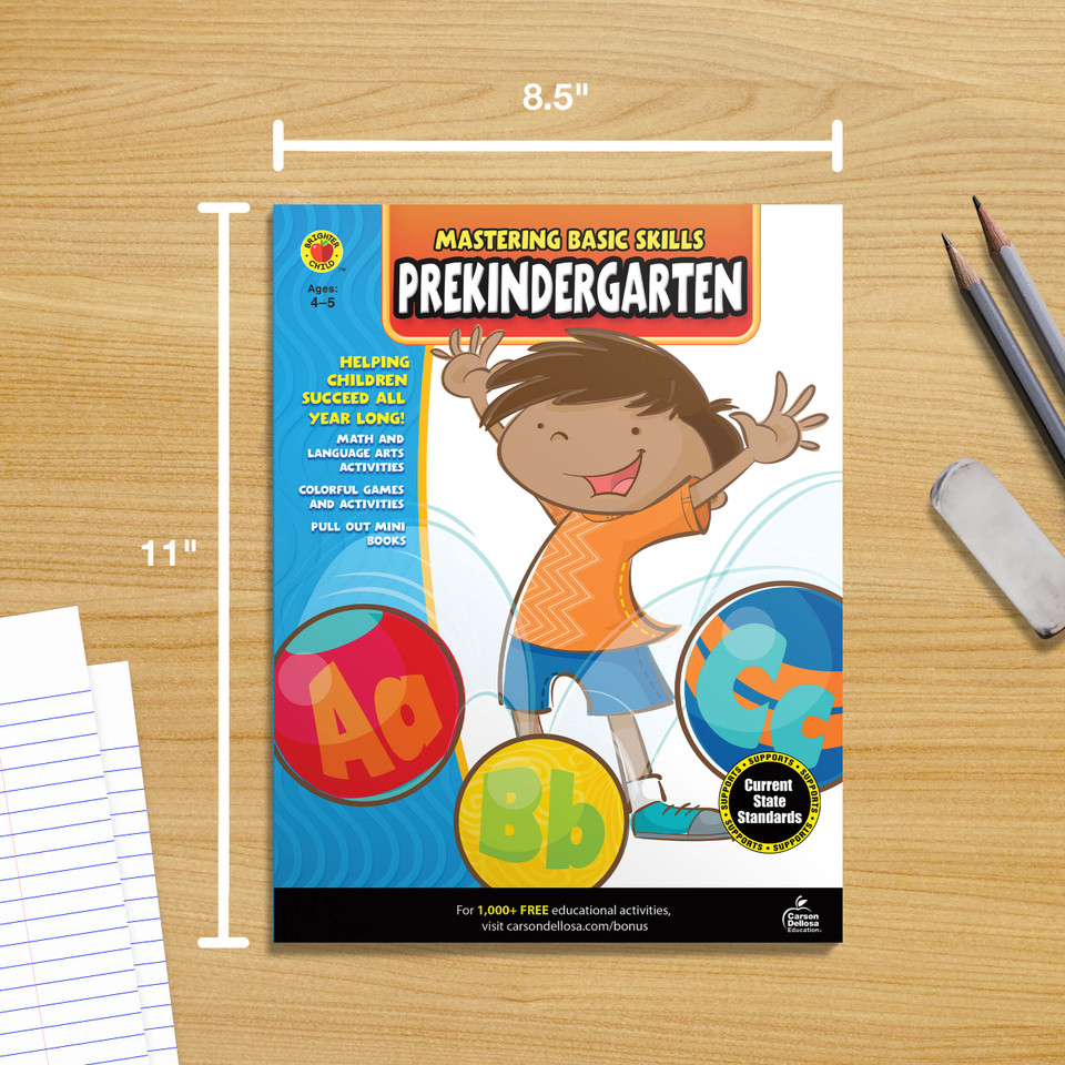 Grade PK-K Mastering Basic Skills PreKindergarten Activity Book Paperback