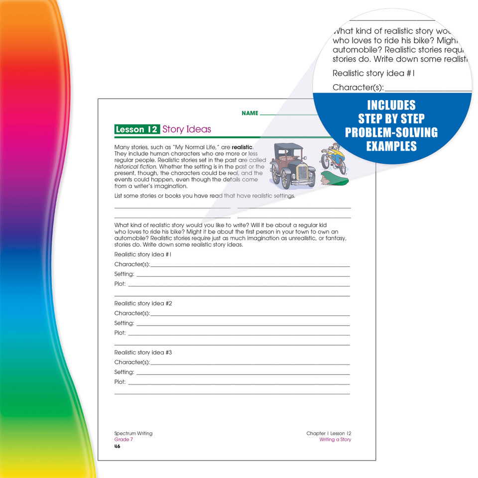 Grade 7 Spectrum Writing Workbook eBook (PDF)