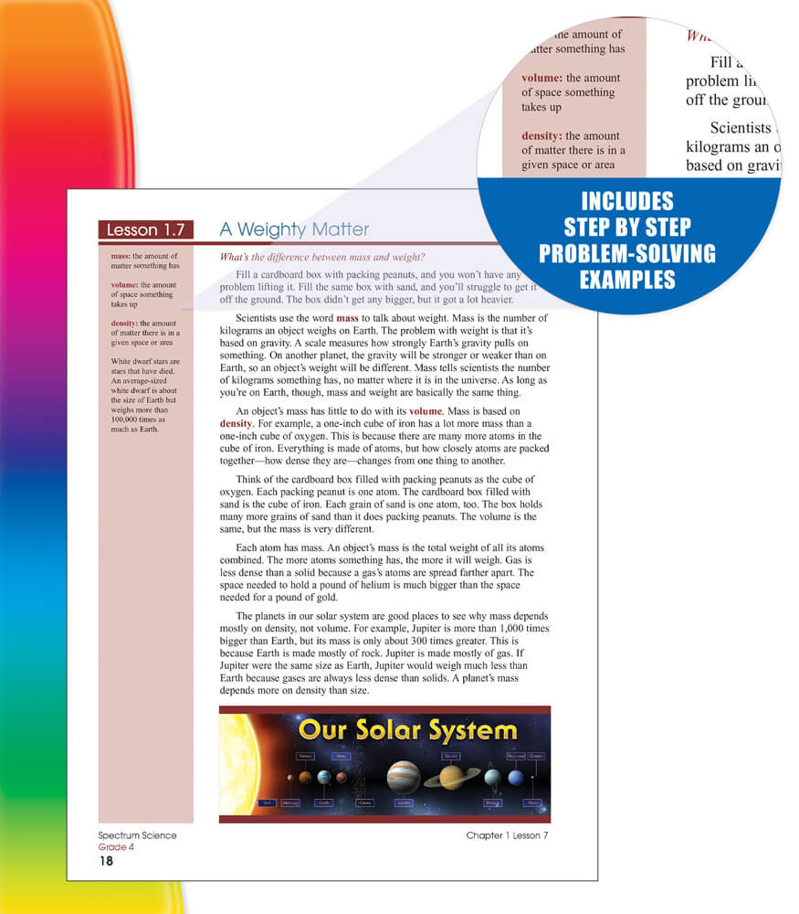 Grade 4 Spectrum Science Workbook Paperback