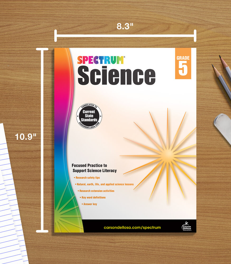 Grade 5 Spectrum Science Workbook Paperback