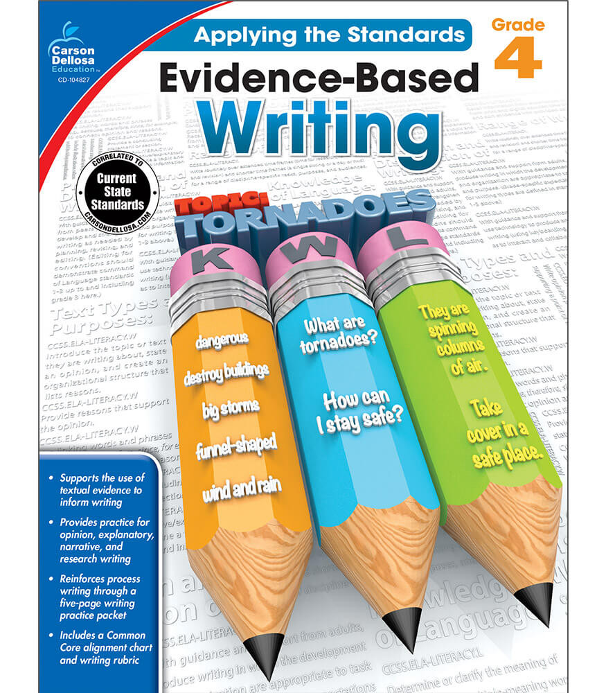 Evidence-Based Writing Workbook Grade 4 eBook