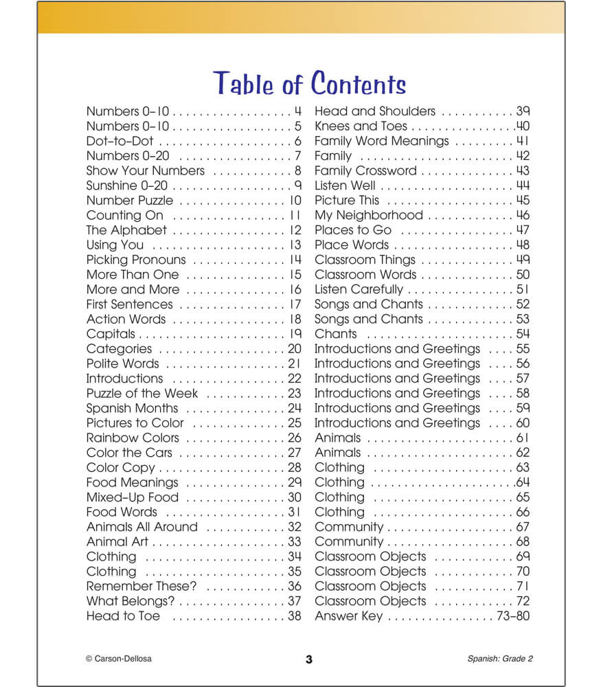 Grade 2 Spanish Workbook eBook (PDF)