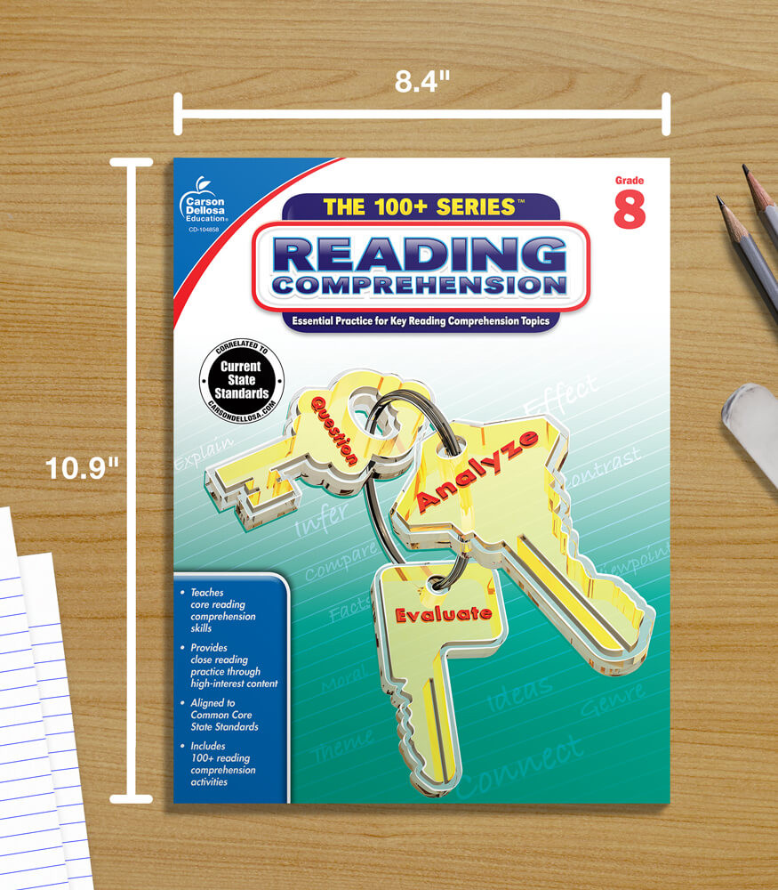 Grade 8 Reading Comprehension Workbook eBook (PDF)