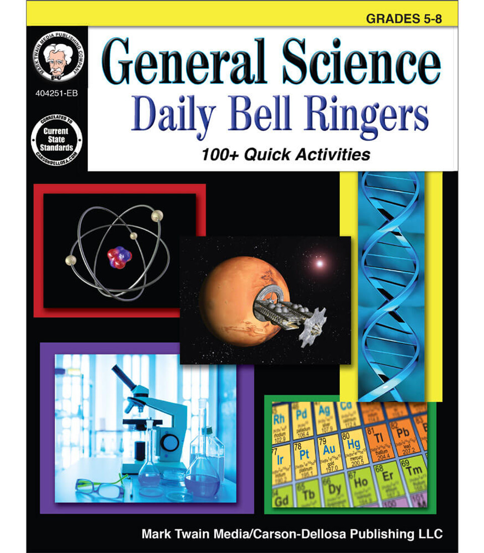 Grade 5-8 Daily Bell Ringers General Science Resource Book eBook (PDF)