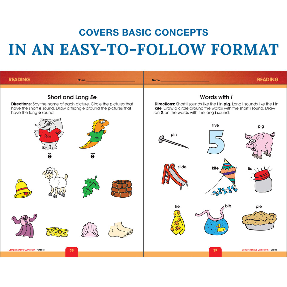 Grade 1 Comprehensive Curriculum of Basic Skills Workbook eBook
