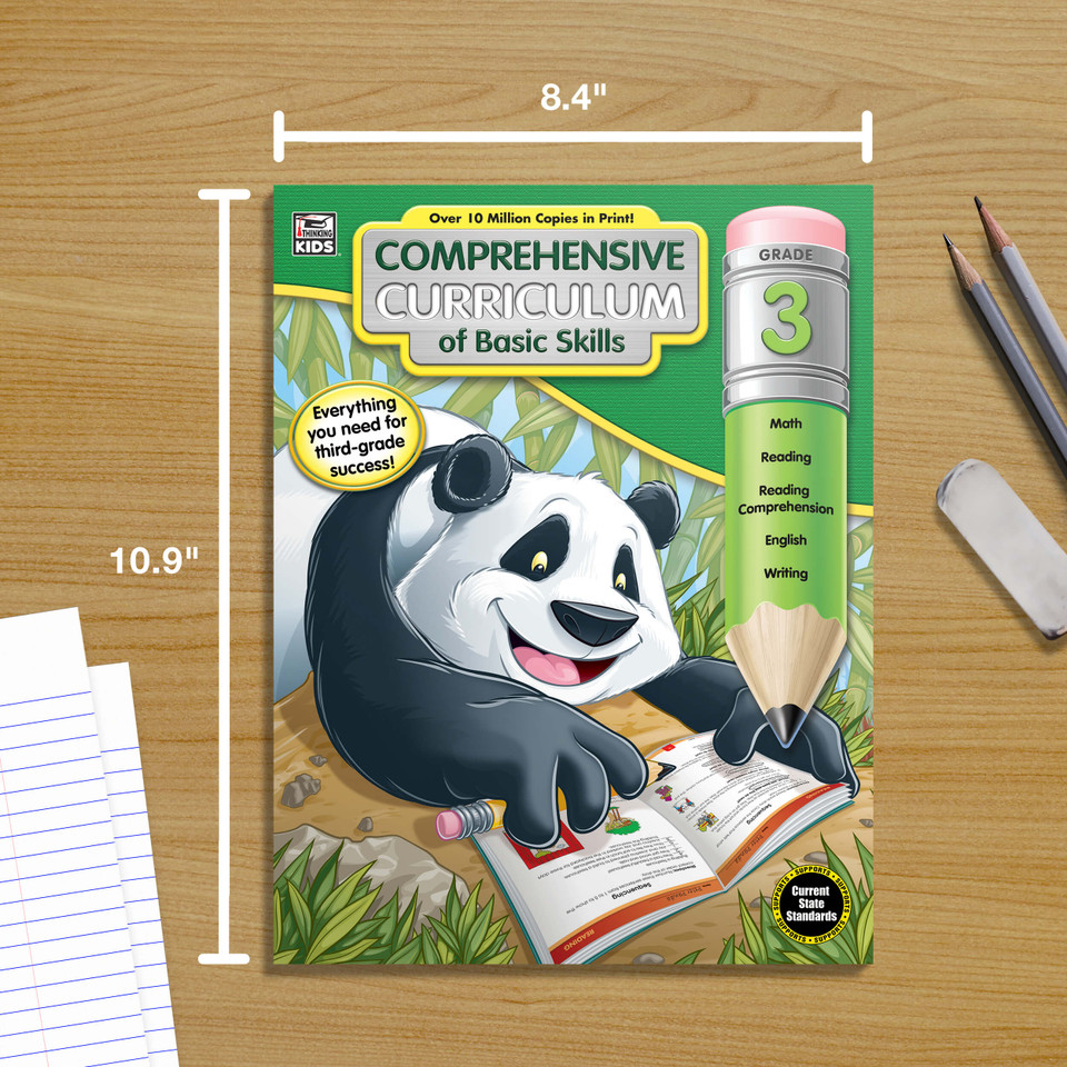 Grade 3 Comprehensive Curriculum of Basic Skills Workbook eBook