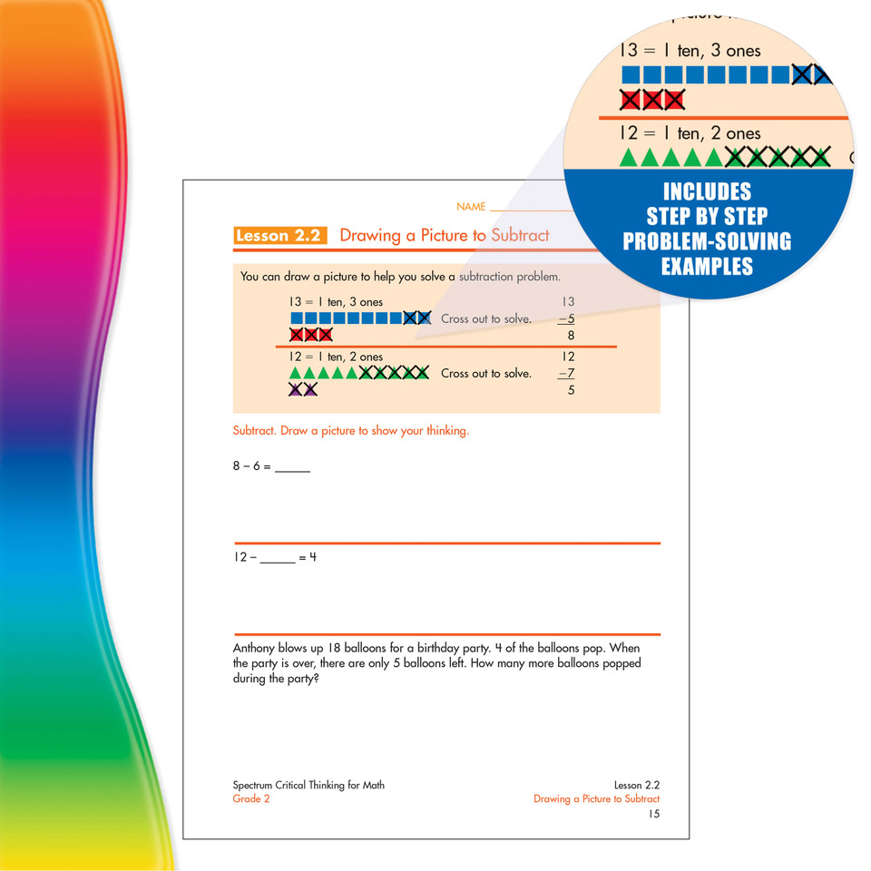Grade 2 Spectrum Critical Thinking for Math Workbook eBook (PDF)