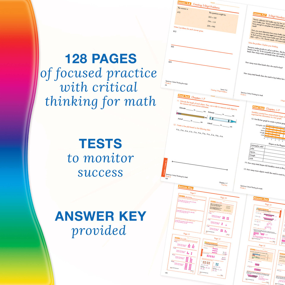 Grade 2 Spectrum Critical Thinking for Math Workbook eBook (PDF)