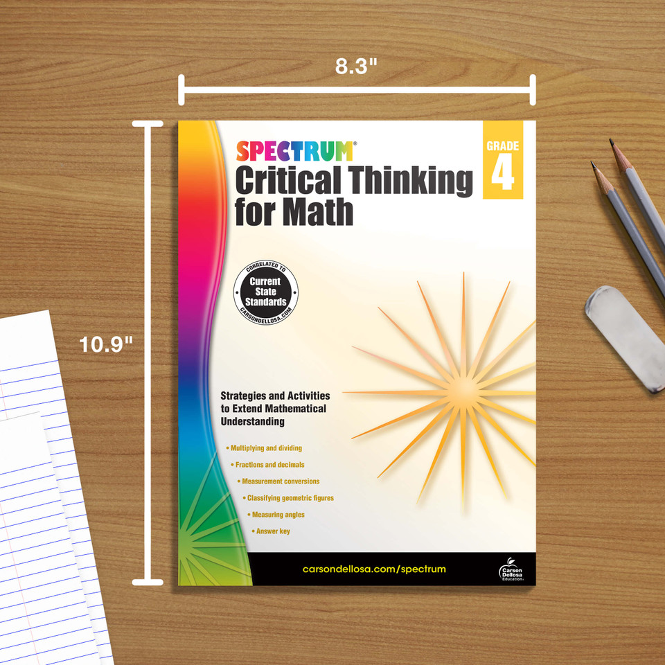 Grade 4 Spectrum Critical Thinking for Math Workbook eBook (PDF)