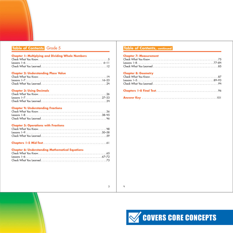 Grade 5 Spectrum Critical Thinking for Math Workbook eBook (PDF)