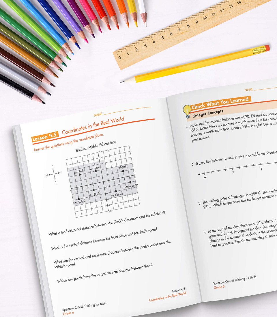 Grade 6 Spectrum Critical Thinking for Math Workbook eBook (PDF)