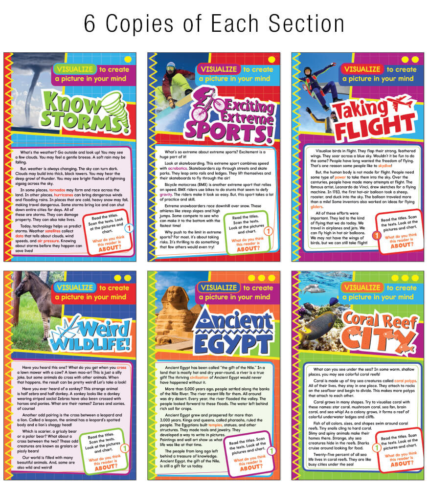 Grade 3-4 Guided Reading: Visualize Resource Book Paperback