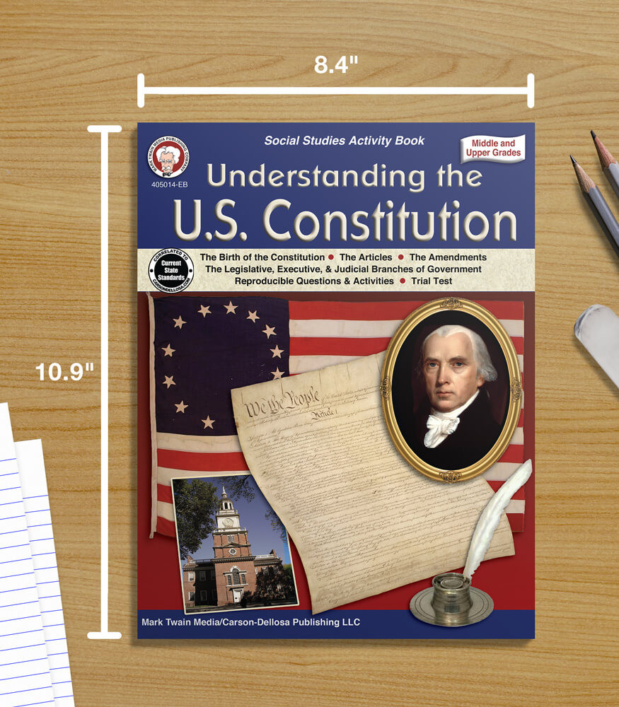 Grade 5-12 Understanding the U.S. Constitution Workbook Paperback