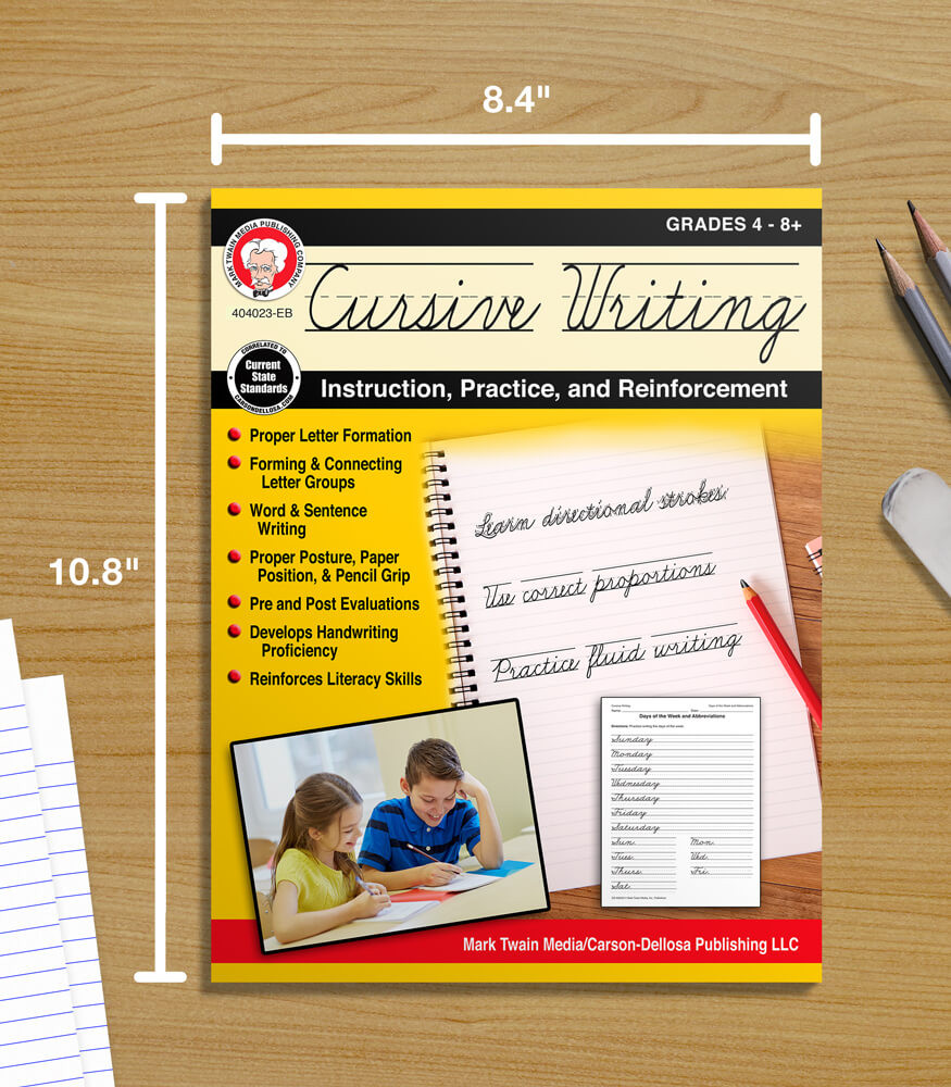 Grade 4-9 Cursive Writing: Instruction, Practice, and Reinforcement ...