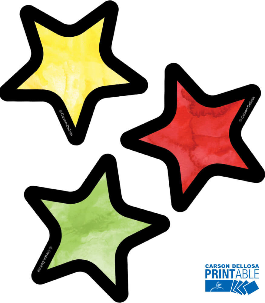 Stars Printable Cutouts