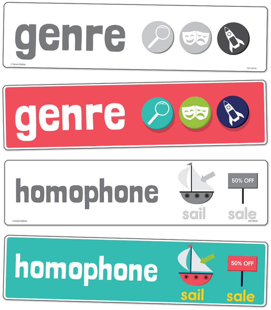 Grade 2 Language Arts Word Wall Bulletin Board Set Grade 2