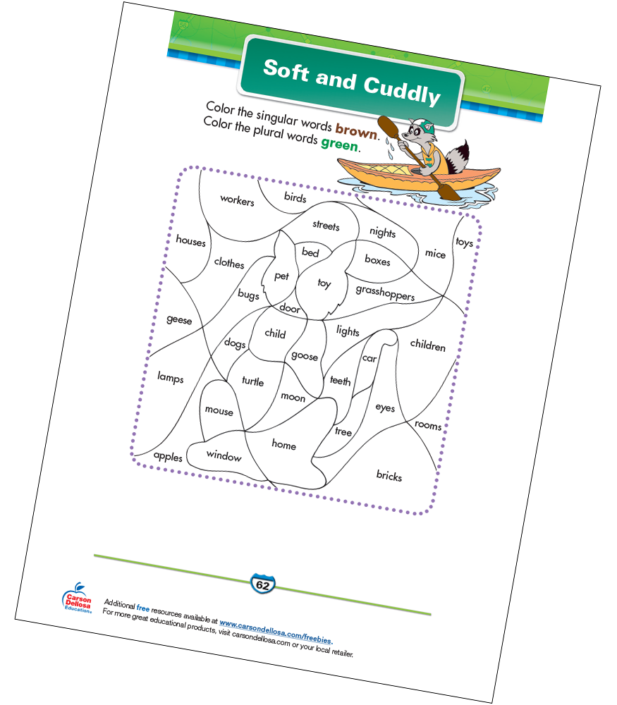 Soft and Cuddly Free Printable | Carson Dellosa