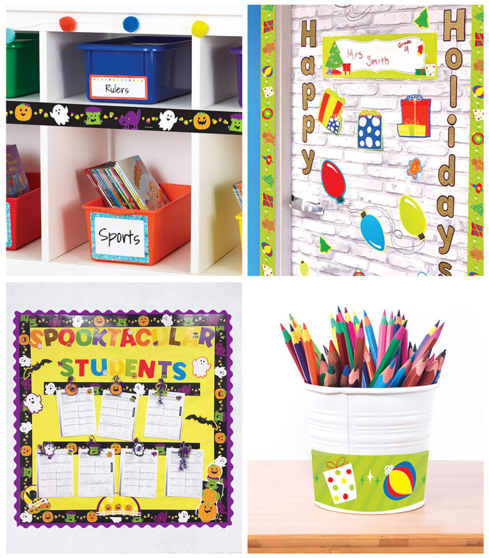 Halloween/Holiday Straight Bulletin Board Borders