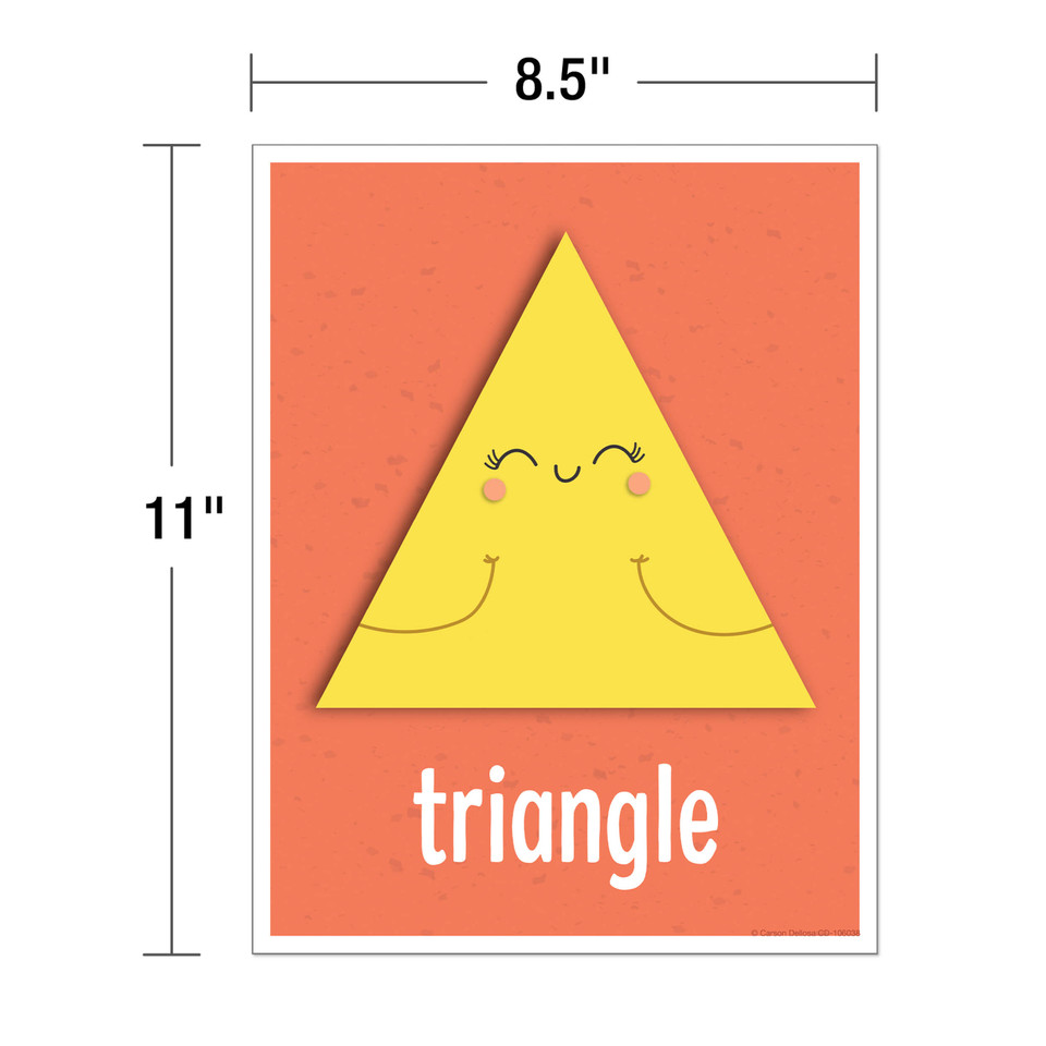 Grade K-2 Mini Posters: Shapes Poster Set