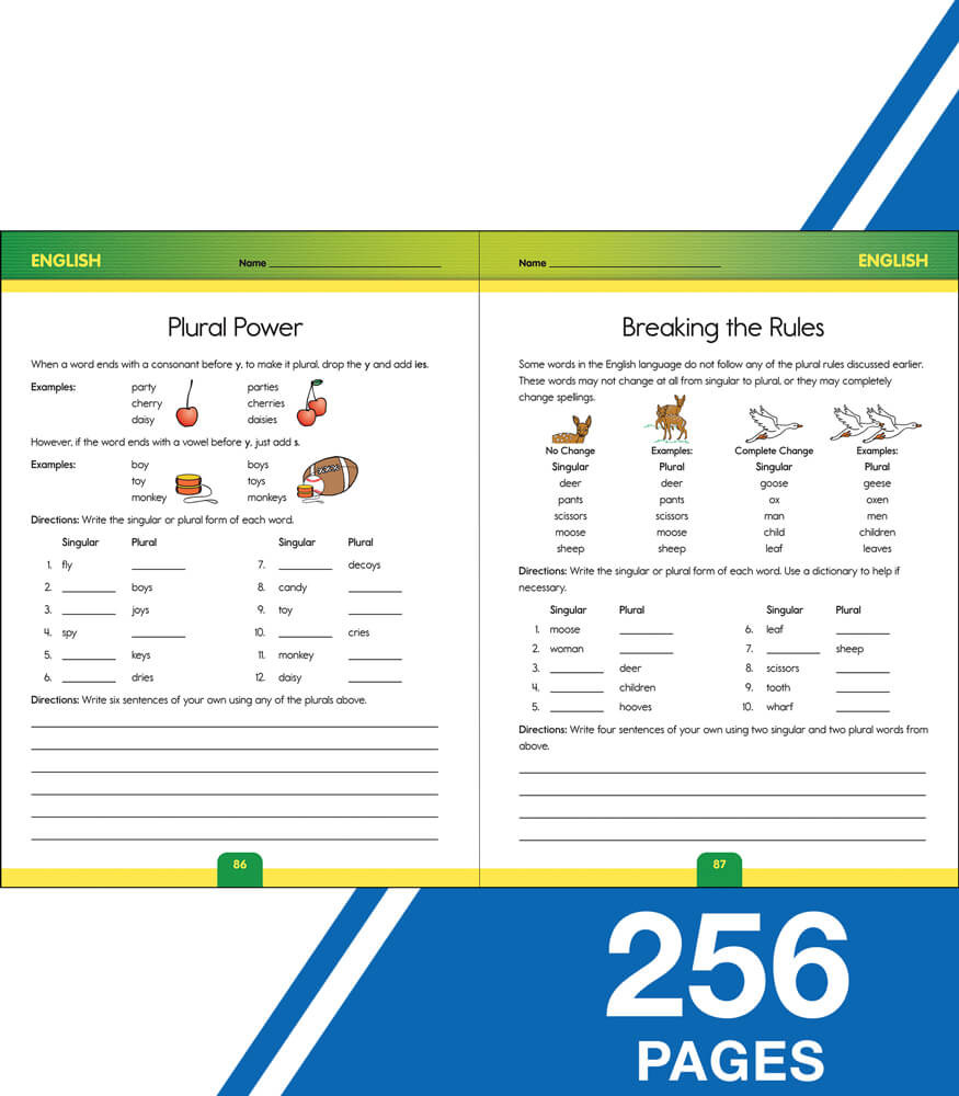 Grade 4 Complete Book of Fourth Grade Workbook