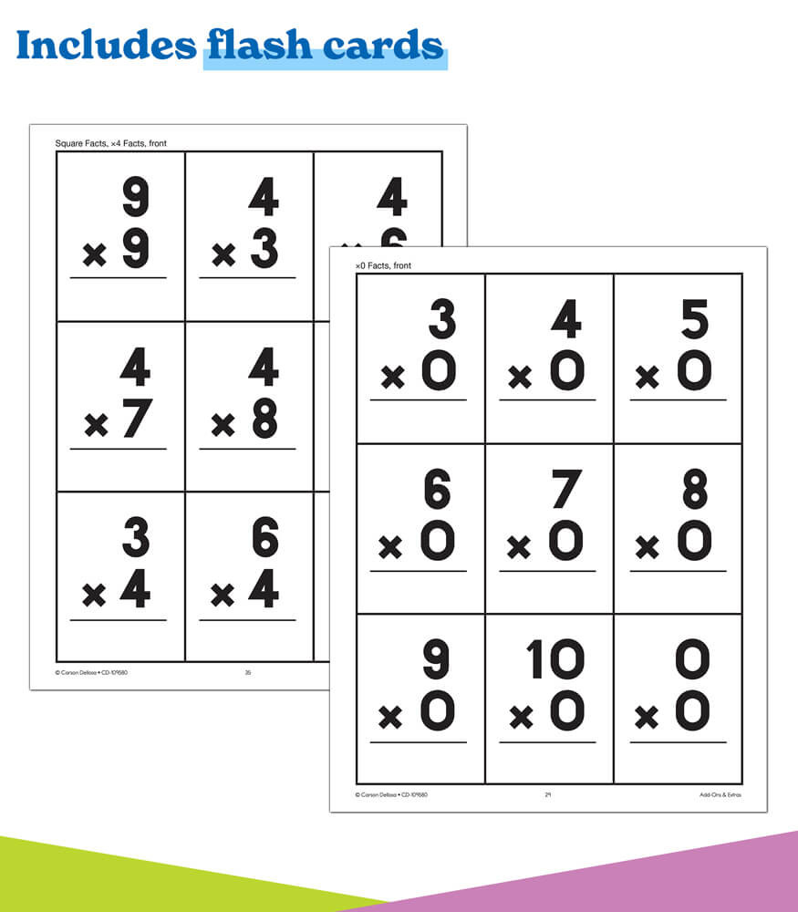 In a Flash: Intro to Multiplication Printable Collection Grade 2-3