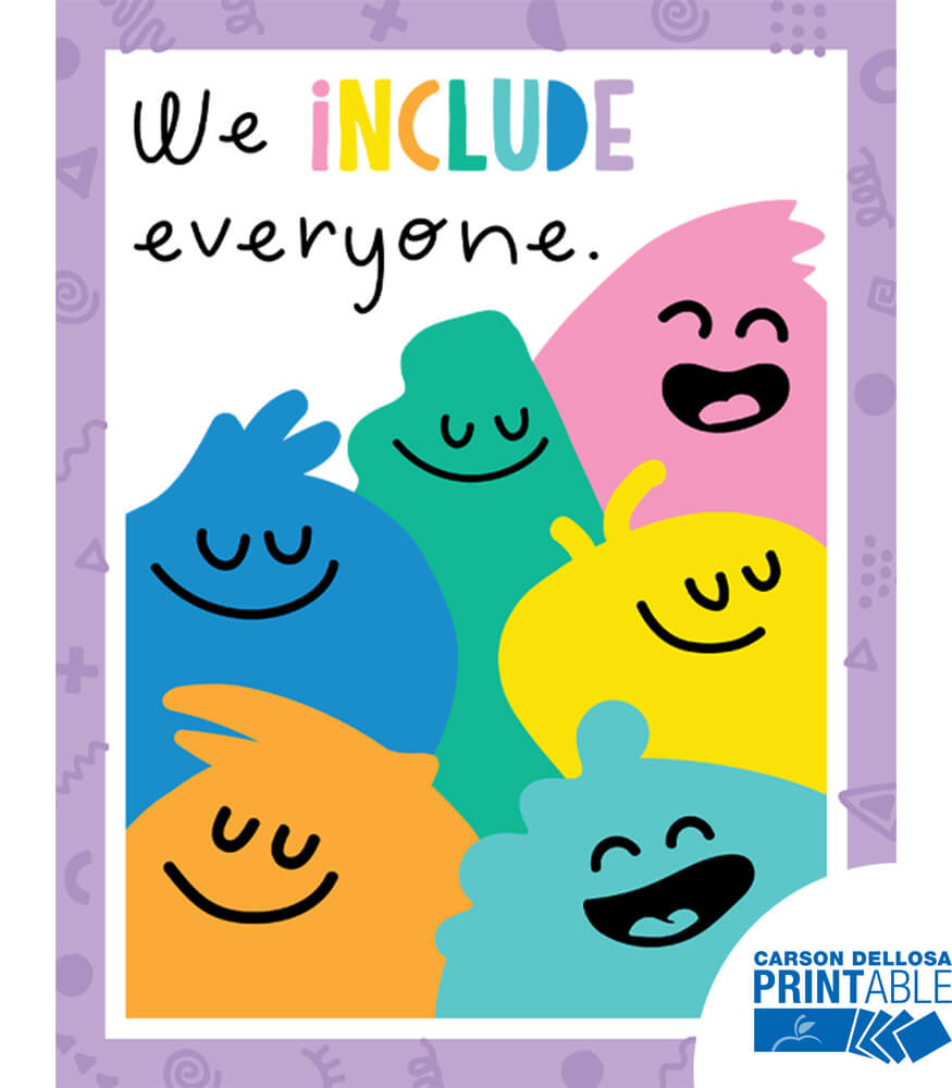 Rules for a Happy Class Printable Poster Set