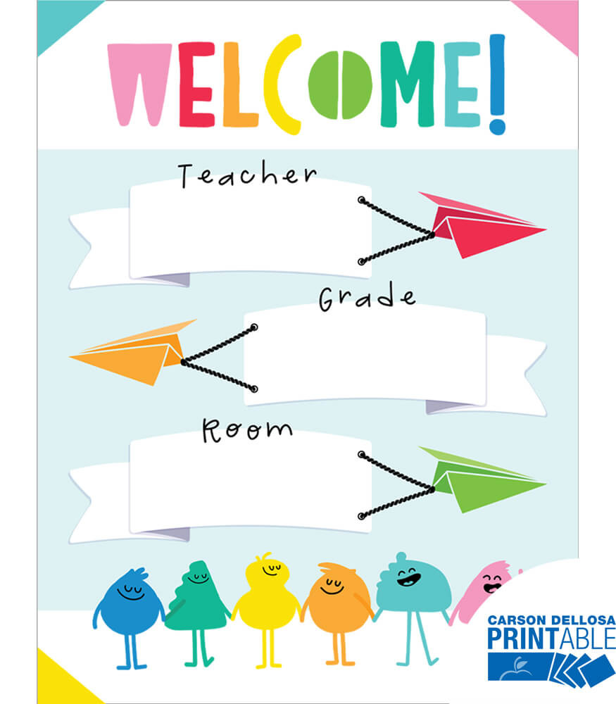 Happy Place Chart and Printable Poster Set
