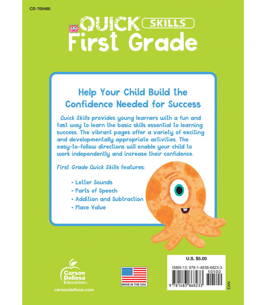 Grade 1 Quick Skills: First Grade Workbook eBook (PDF)
