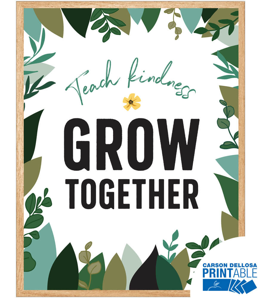 Grow Together Printable Poster Set