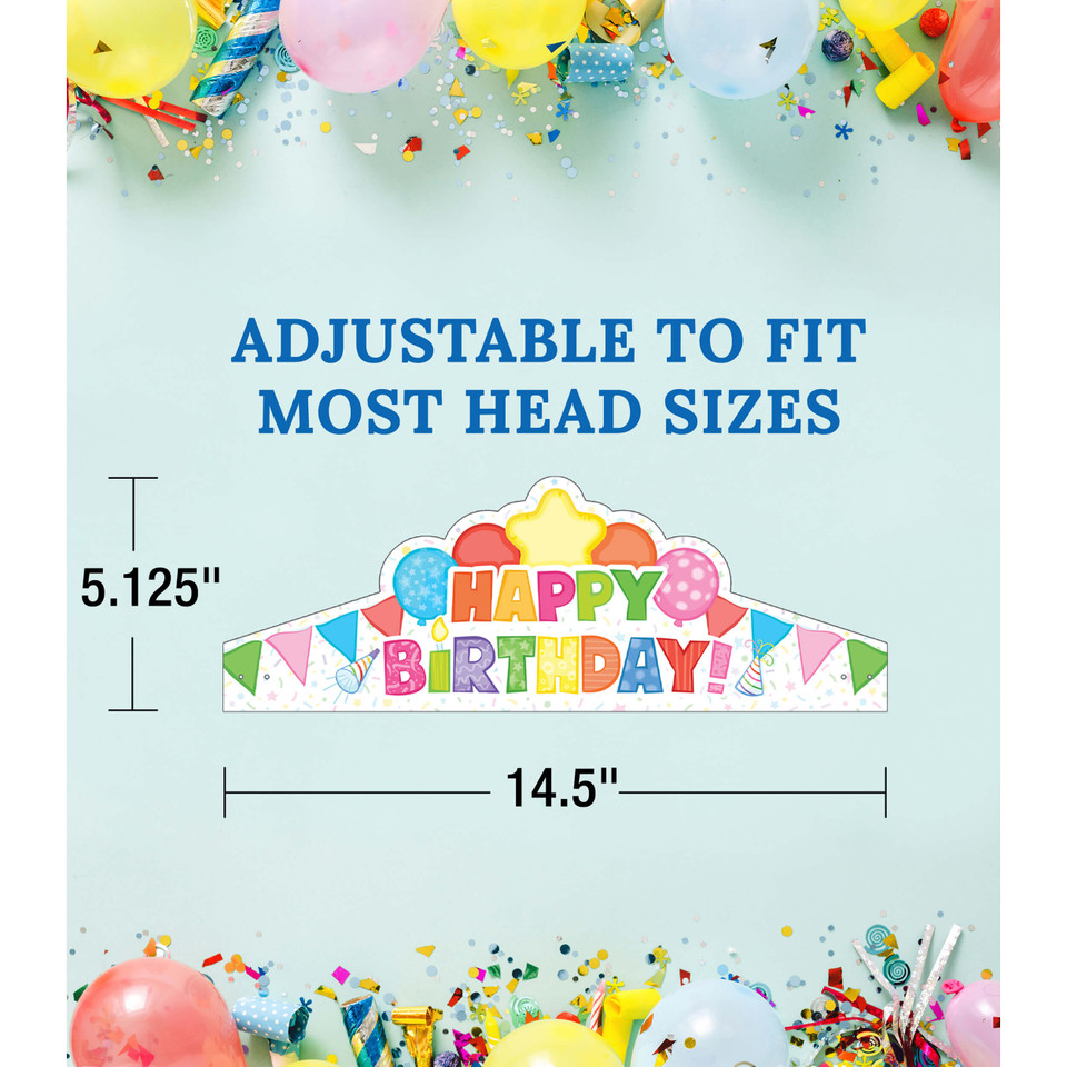 Classroom Happy Birthday Crowns