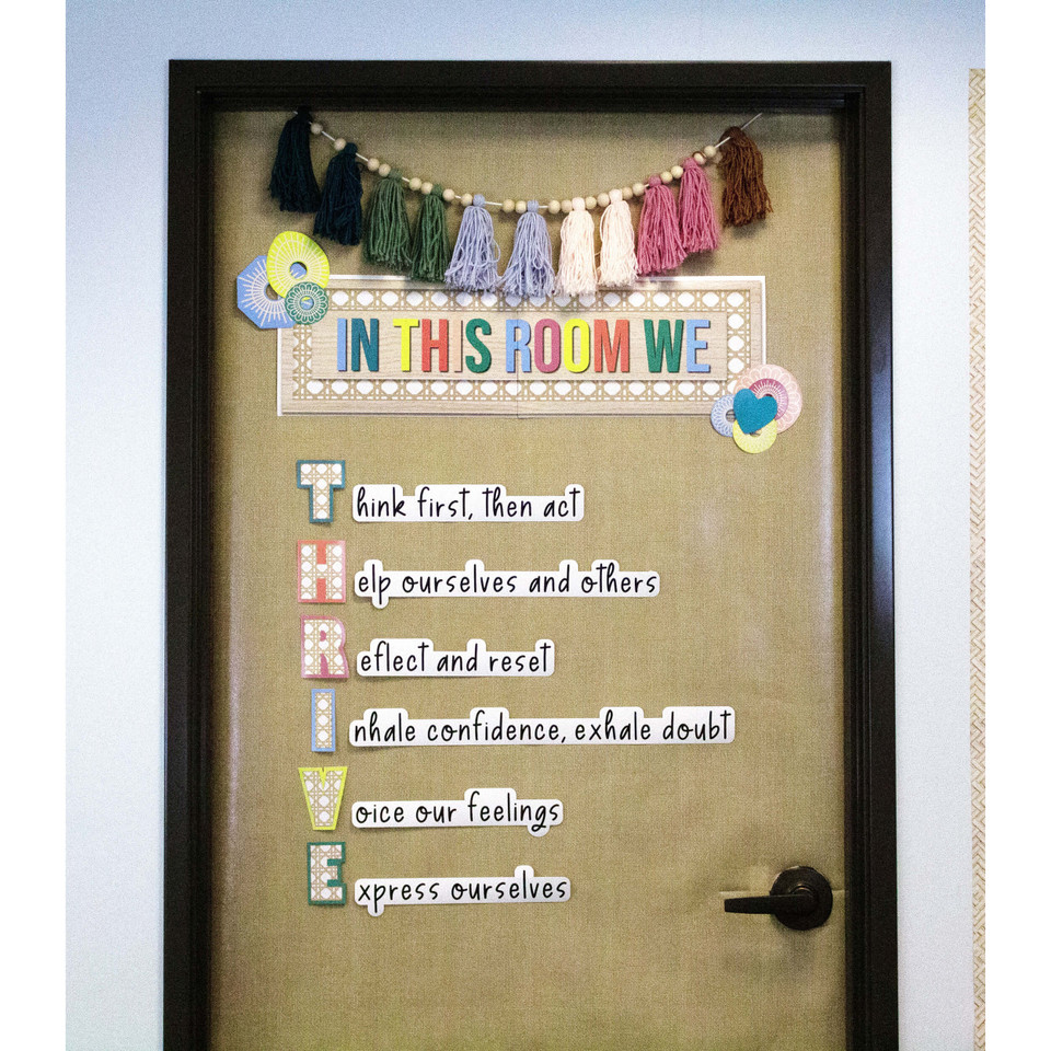 True to You In This Room We Thrive Bulletin Board Set