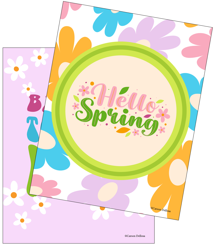 Spring Classroom Décor Free Posters | Carson Dellosa