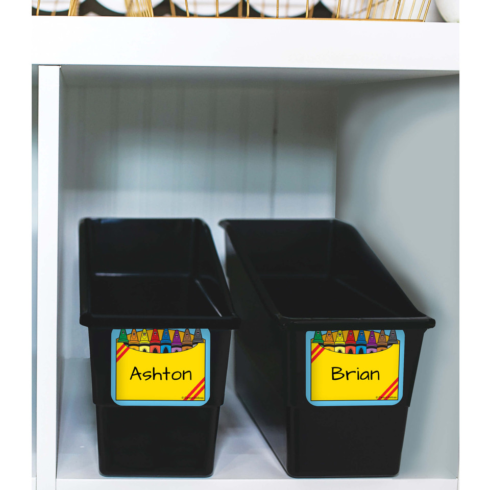 Crayon Box Name Tags