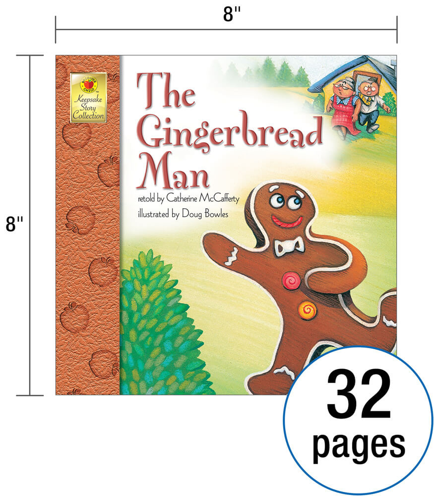 Grade PK-3 The Gingerbread Man Keepsake Stories Storybook Paperback
