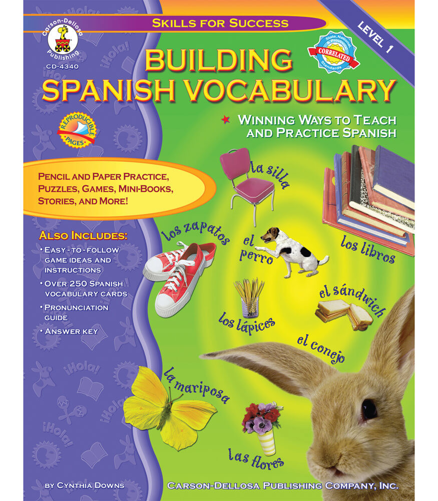Building Spanish Vocabulary Resource Book Grade PK-12 eBook