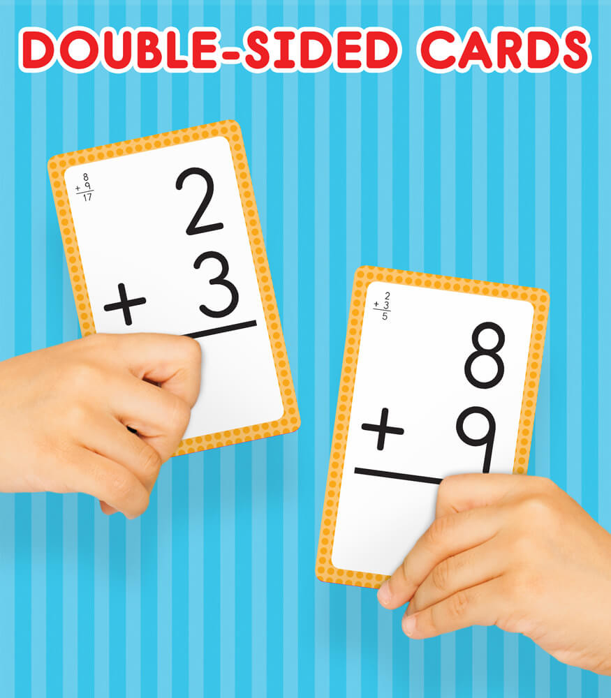 Grade 1-3 Addition 0 to 12 Flash Cards
