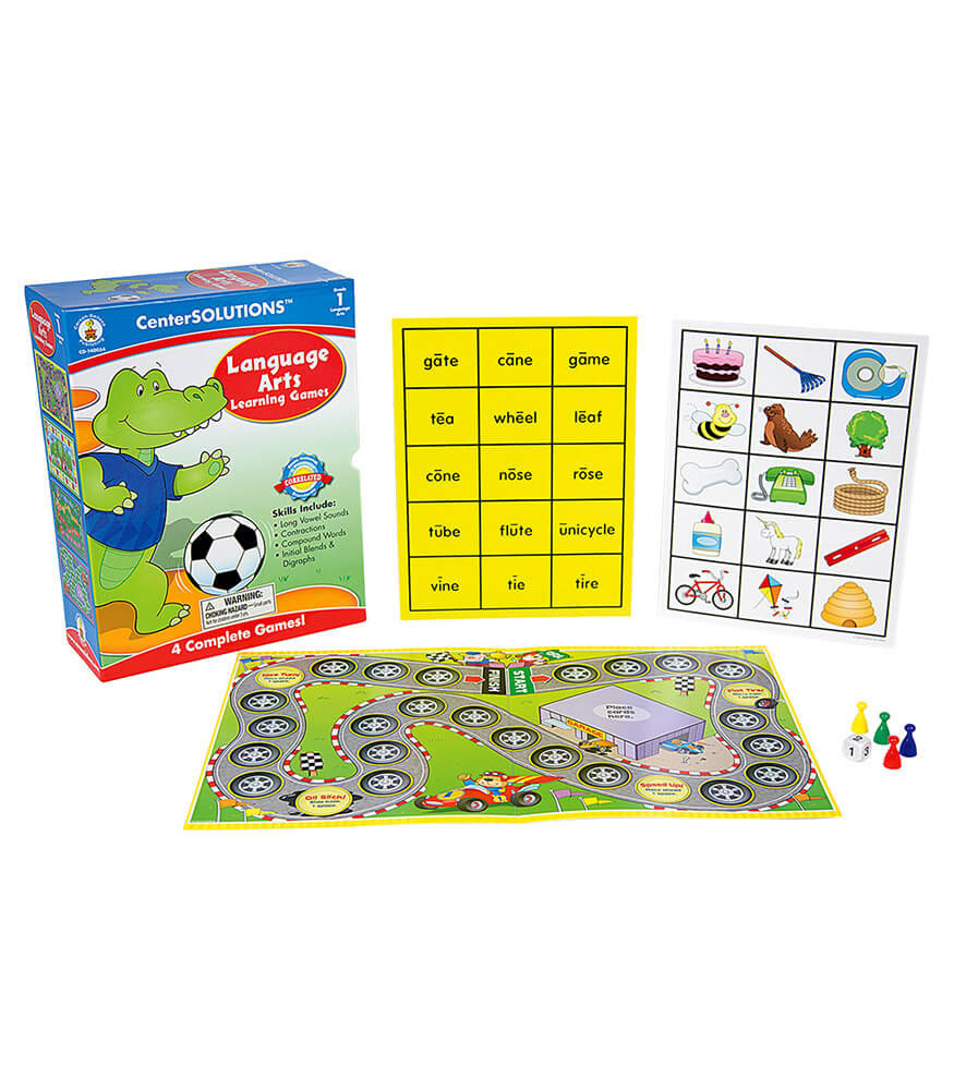 Grade 1 Language Arts Learning Games Board Game