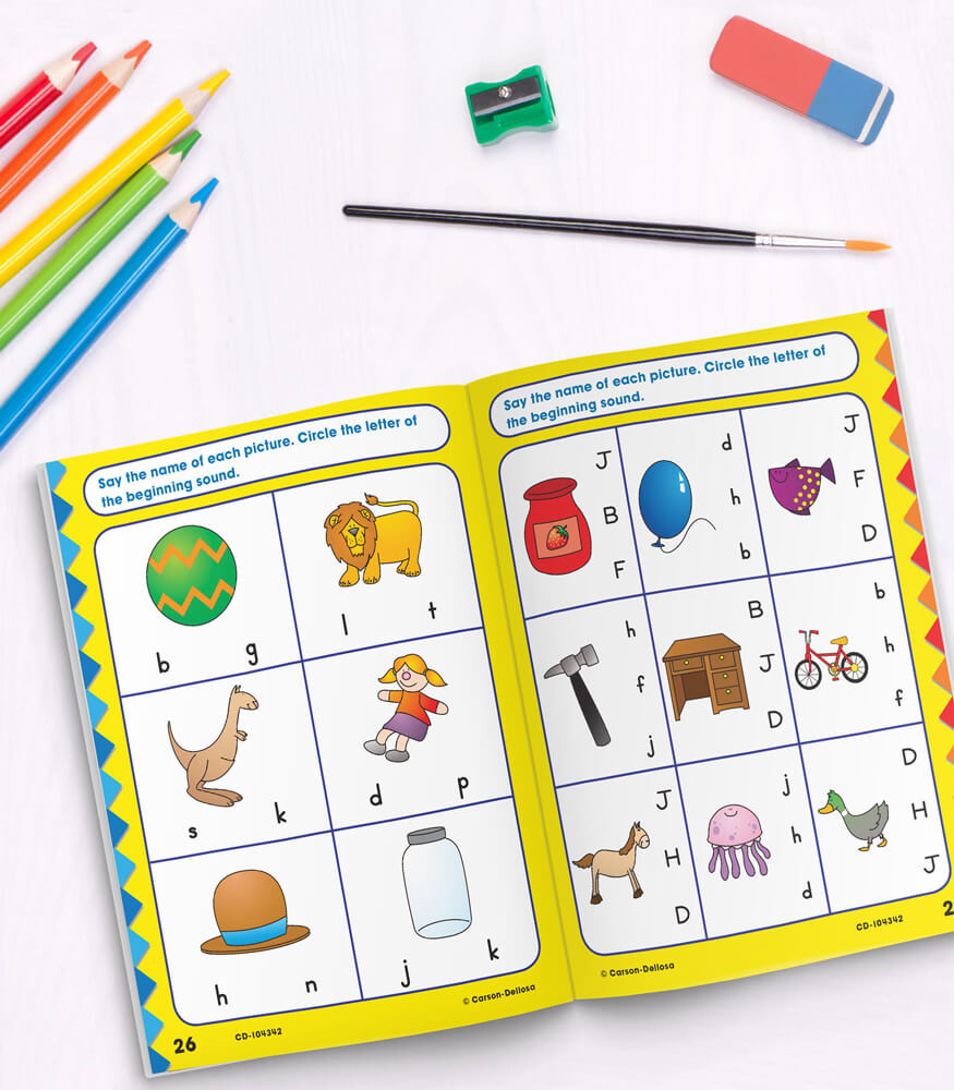 Grade K Home Workbooks Beginning Reading Workbook