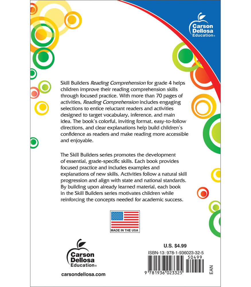 Skill Builders Reading Comprehension Workbook Grade 4 eBook
