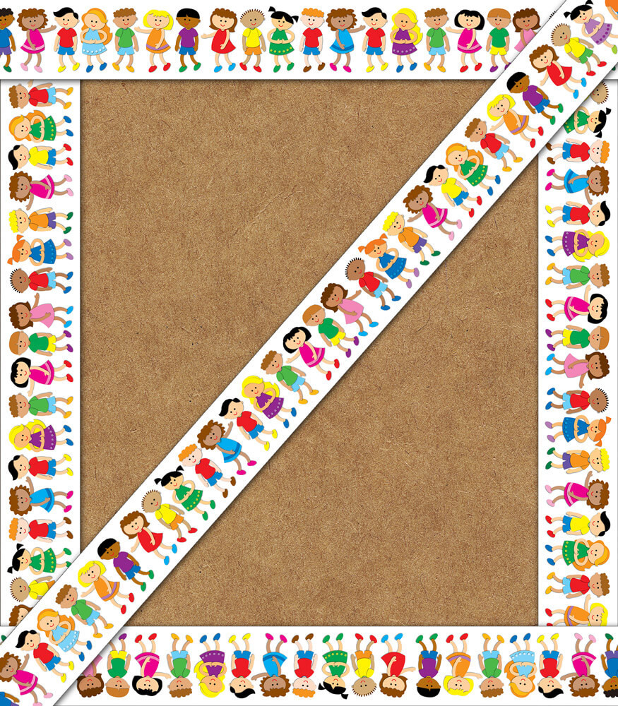 Kids Straight Bulletin Board Borders