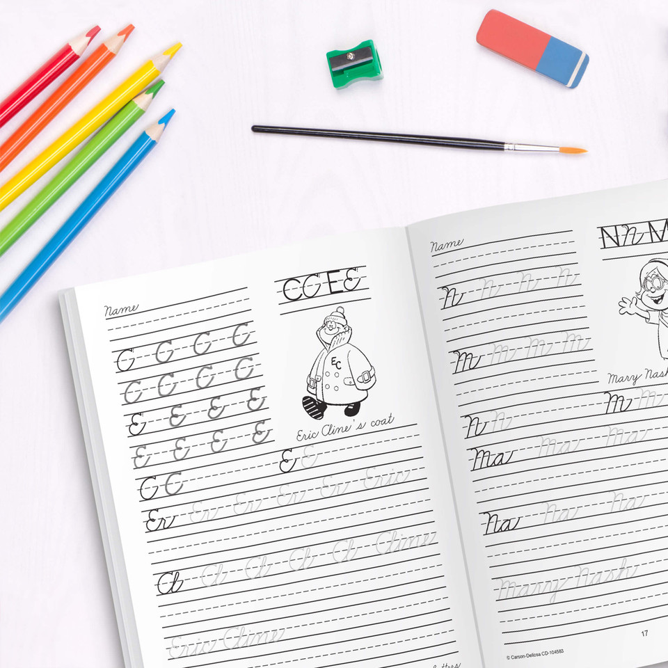 Grade 1-3 Beginning Traditional Cursive Workbook eBook