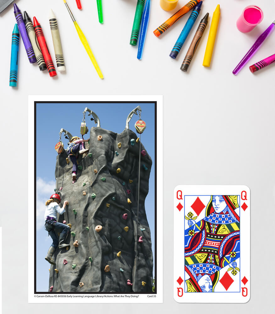 Grade PK-K Early Learning Language Library Learning Cards