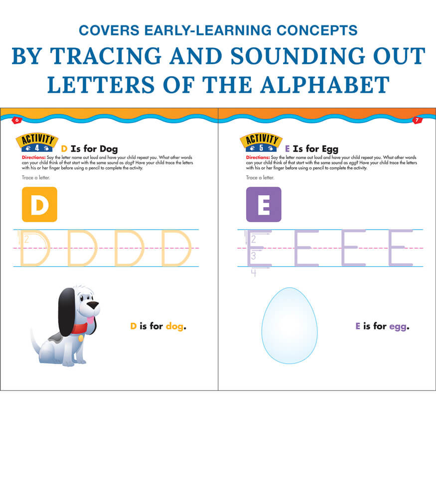 Grade PK-K Big Skills: Trace Letters Workbook eBook