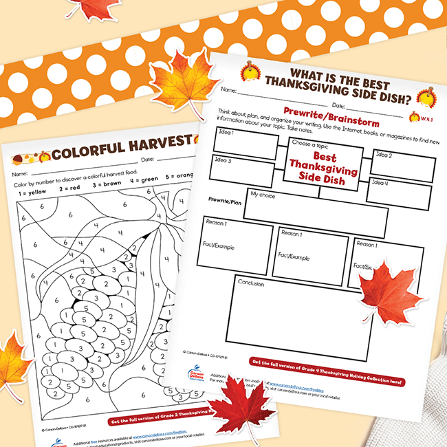 14 Classroom Resources To Gobble Up! - Carson Dellosa Education