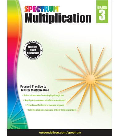 Grade 3 Spectrum Multiplication Workbook eBook (PDF)