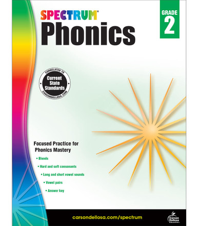 Grade 2 Spectrum Phonics Workbook Paperback